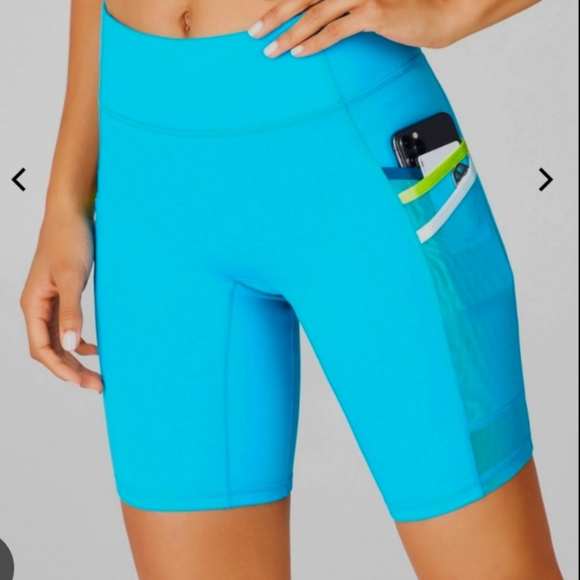 Fabletics | Shorts | New Fabletics Motion365 Blue Shorts No Tags | Poshmark